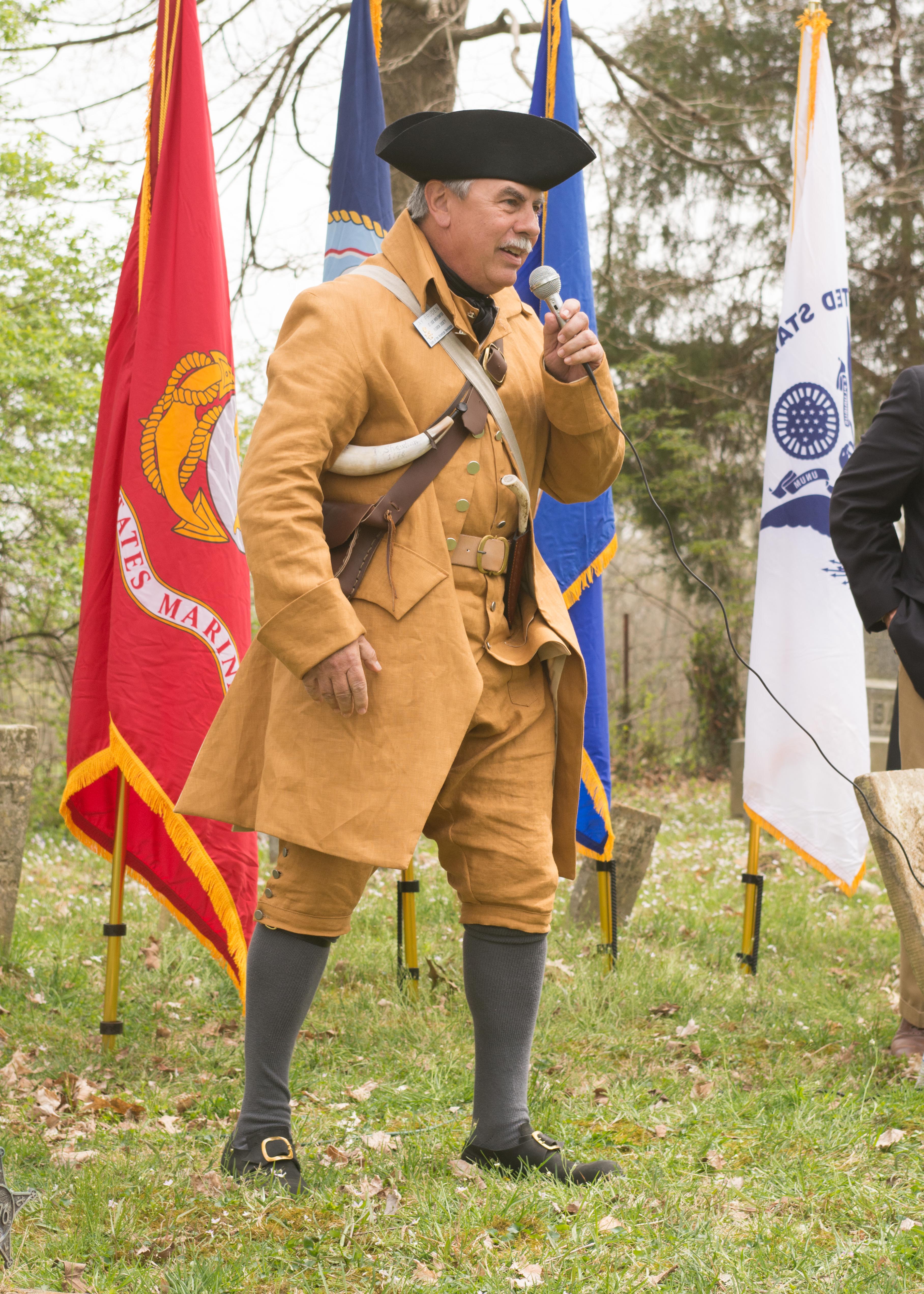 Patriot’s Day Ceremony Marking the Grave of a Revolutionary War Patriot ...