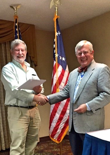 16th Supplemental Certificate and Star awarded to Compatriot Bob Bowers ...